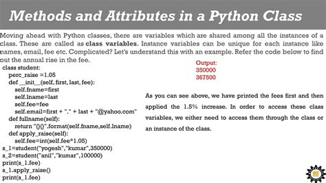 Module 5 Classes And Objects For Python Programmingpptx Free Download