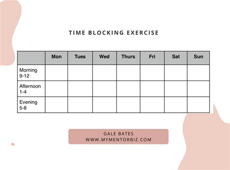 Boost Your Productivity Using This Ultimate Time Blocking Exercise My Mentor Biz