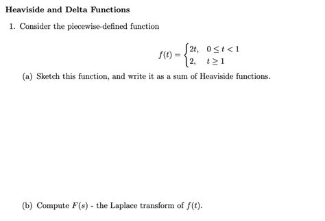 solved 1 consider the piecewise defined function