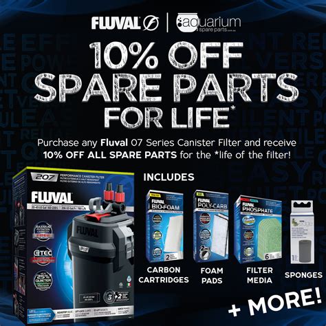 Fluval 307 Ultimate Canister Filter Package 6pk