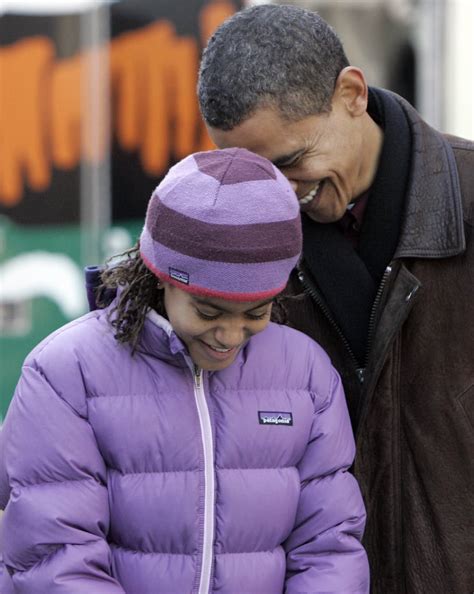 Barack Obama Cute Moments With Sasha And Malia Popsugar Celebrity
