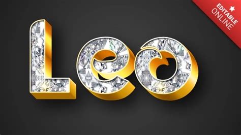 Leo Text Effect Generator