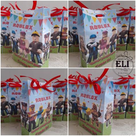 Подаръчни кутийки Роблокс Детски партита Клоуни Варна Ръчно изработени детски кутии з