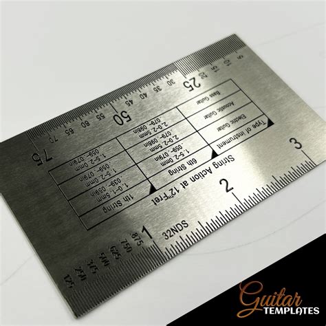 Baroque String Action Ruler