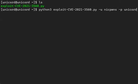 github unicordev exploit cve 2021 3560 exploit for cve 2021 3560