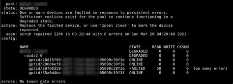 TrueNAS Replacing Failed Disk Nocin Eu