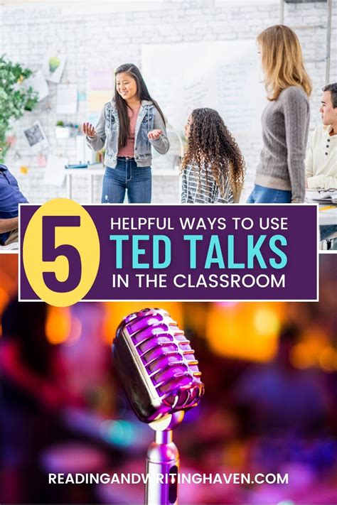 5 Helpful Ways To Use Ted Talks In The Classroom Reading And Writing Haven