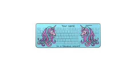 Funny Fabulous Sassy Pink Girly Unicorn Design Wireless Keyboard Zazzle