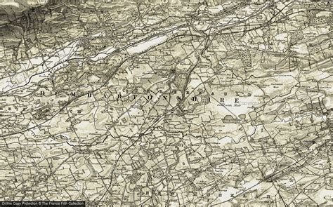 Historic Ordnance Survey Map Of Cumbernauld 1904 1907