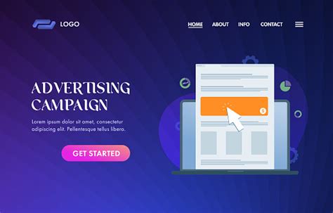 웹사이트 헤더 배너 슬라이더 마케팅 방문 페이지 개념에 대 한 광고 캠페인 Ui Ux 벡터 웹 템플릿 인터넷 온라인 웹 사이트