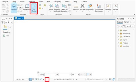 Go To Xy Button At Bottom Of Map Esri Community