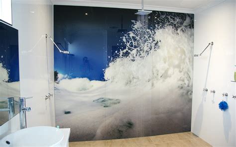 Coloured Bathroom Glass Splashbacks Bathroom Sink Glass Splashbacks