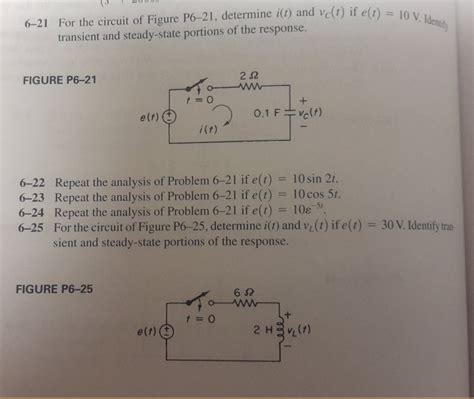 For The Circuit Of Figure P6 21 Determine I T And