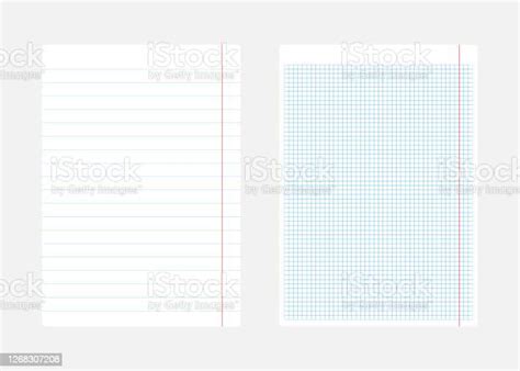 제곱하고 줄 지어 현실적인 흰색 빈 메모장 종이 페이지 템플릿 비즈니스 메모 일기 및 빈 스케치북 노트북에 대한 커버를 모의 0