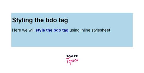 tag in html scaler topics