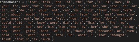 I Wrote A Python Program To Calculate The Most Commonly Used Words In