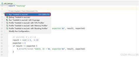 Go Test 如何测试 Csdn博客