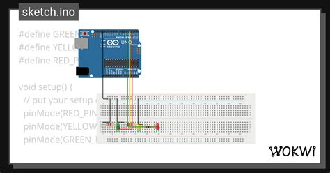 Traffic Light Wokwi Esp32 Stm32 Arduino Simulator