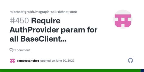 Require Authprovider Param For All Baseclient Constructors · Issue 450