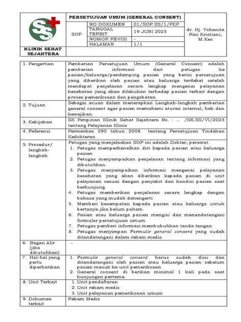 01 311 Sop General Consent Pdf