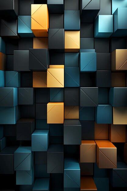 Premium Ai Image A Geometric Design Of Overlapping Polygons