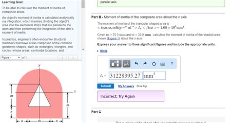 Solved To Be Able To Calculate The Moment Of Inertia Of Chegg