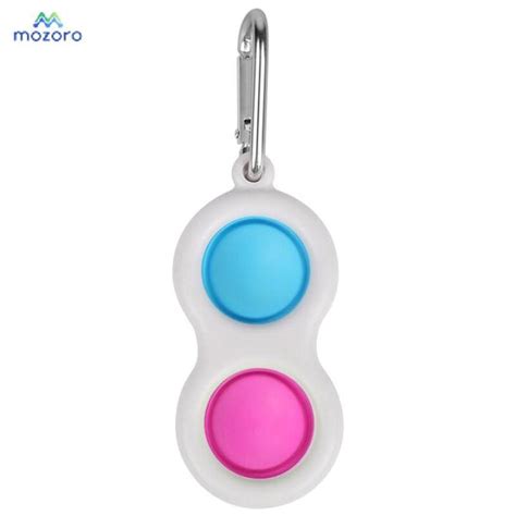 mozoro 【glow in the dark 】among us rainbow push pop it fidget toy 50 pesos dimple digits