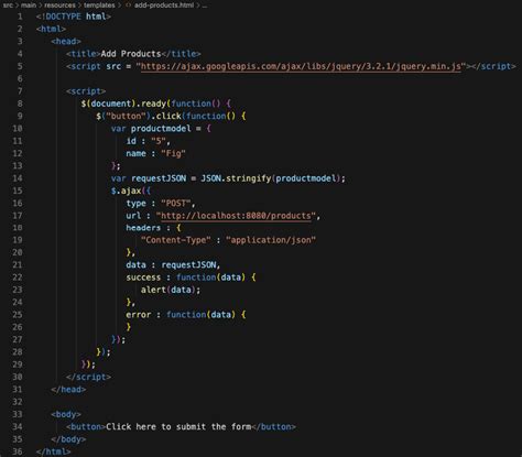Spring Boot Thymeleaf Consuming Restful Services