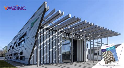 Cladding For Facade In Vmzinc Interlocking Panels