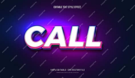 Premium Vector Modern Editable Text Effect Vibrant Modern Color Shiny