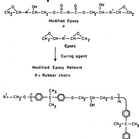 Chemical Structures Of Epoxy And Amine Curing Agents Download