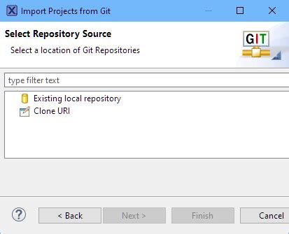 Import Projects From Git Into Eclipse