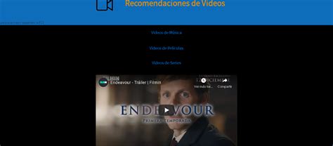 GitHub Pedro Donoso Recomendaciones Videos Sitio Web Con Videos De Yt Musica Peliculas Y Series