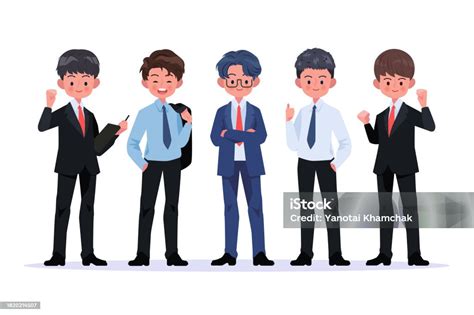사업가 그룹 사업 팀 및 팀웍 개념 평면 디자인 인물 캐릭터 귀여운에 대한 스톡 벡터 아트 및 기타 이미지 귀여운 남자 남자 사업가 Istock