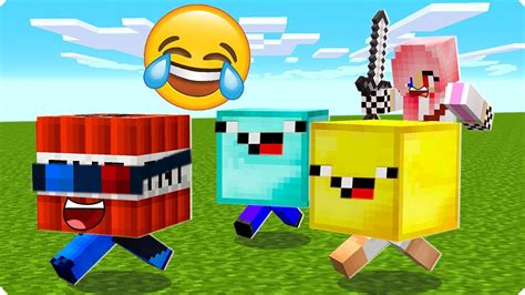 😂ТРОЛЛИНГ ПРЯТКИ БЛОКАМИ В МАЙНКРАФТ ШЕДИ ЛЕСКА НУБИК И БРОК Minecraft Youtube