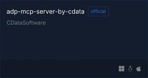 Adp Mcp Server By Cdata Glama