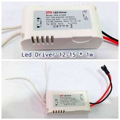 Jual Led Driver Watt Input Ac V Output Dc V V Merk Jpn Bagus Di Seller Tb Honey
