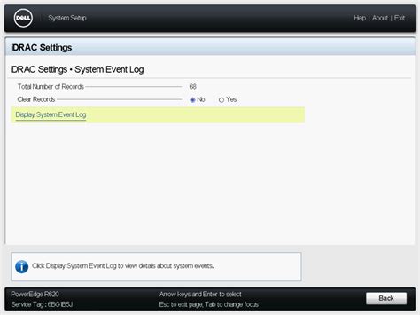 Error Messages In The PowerEdge Server System Event Log And How To View The Error Messages Dell US