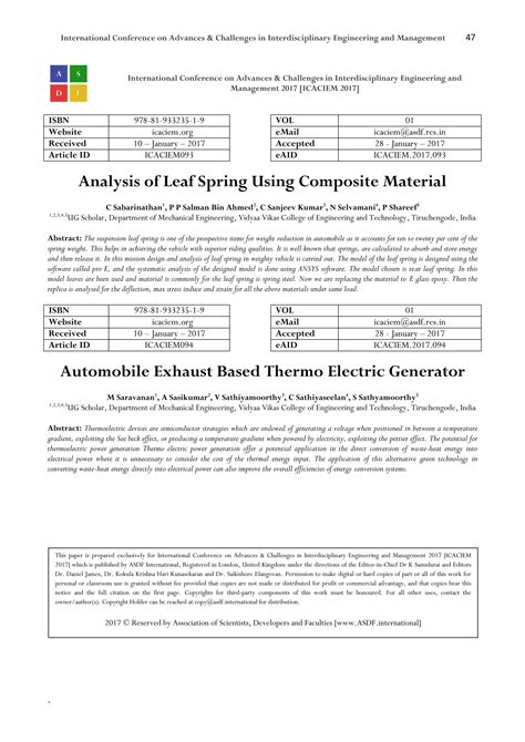 Analysis Of Leaf Spring Using Composite Material Pdf