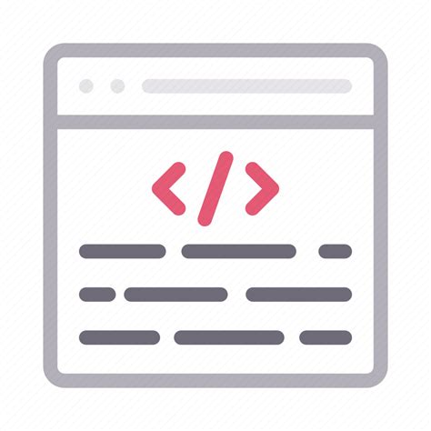 browser coding development programming webpage icon download on