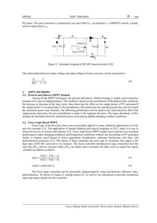 Fuzzy Sliding Mode Control For Photovoltaic System PDF