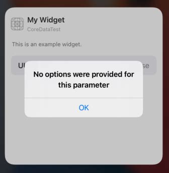 SwiftUIWidget iOS Configtation Intent の実装方法CoreDataとの連携