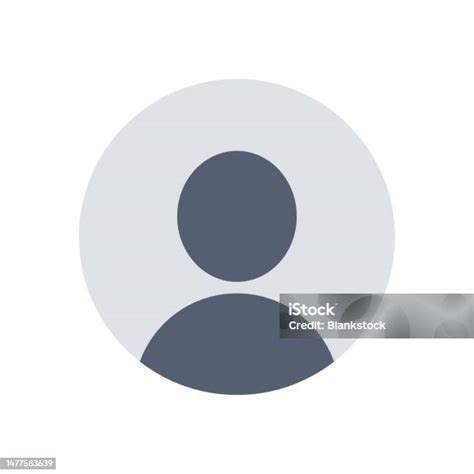 사용자 프로필 아이콘 벡터입니다 아바타 또는 사람 아이콘입니다 프로필 사진 세로 기호입니다 벡터 컴퓨터 사용에 대한 스톡 벡터