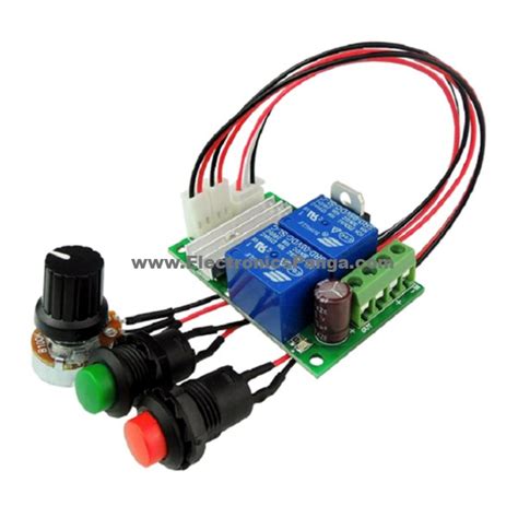 V DC A PWM Motor Speed Controller Reverse Forward Circuit With Push Button Star International