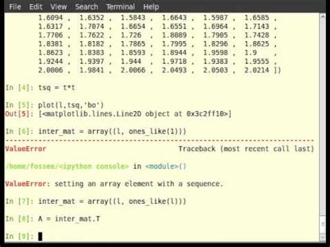Least Square Fit In Python Tutorial English YouTube