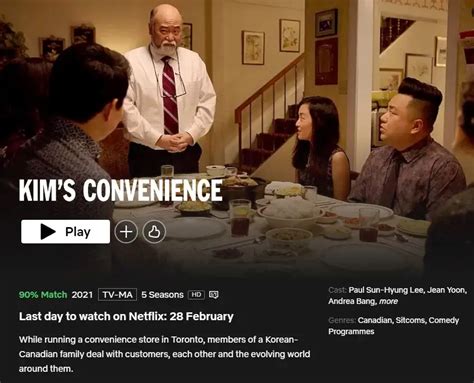 When Will Kims Convenience Leave Netflix