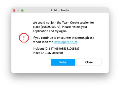 i cannot open team create games bc of this message r robloxgamedev