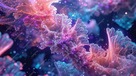 Premium Photo Abstract 3d Underwater Surreal Dreamscape Background