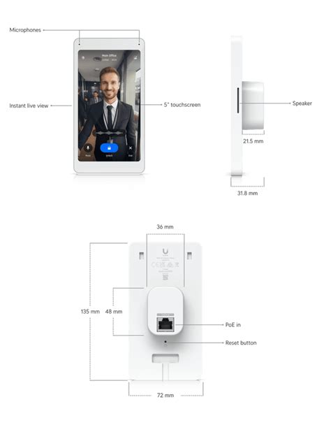 Unifi Intercom Viewer Tech Specs