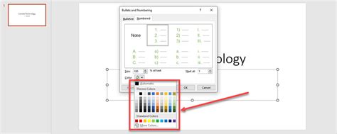 How To Change The Bullet Point Colour In Powerpoint